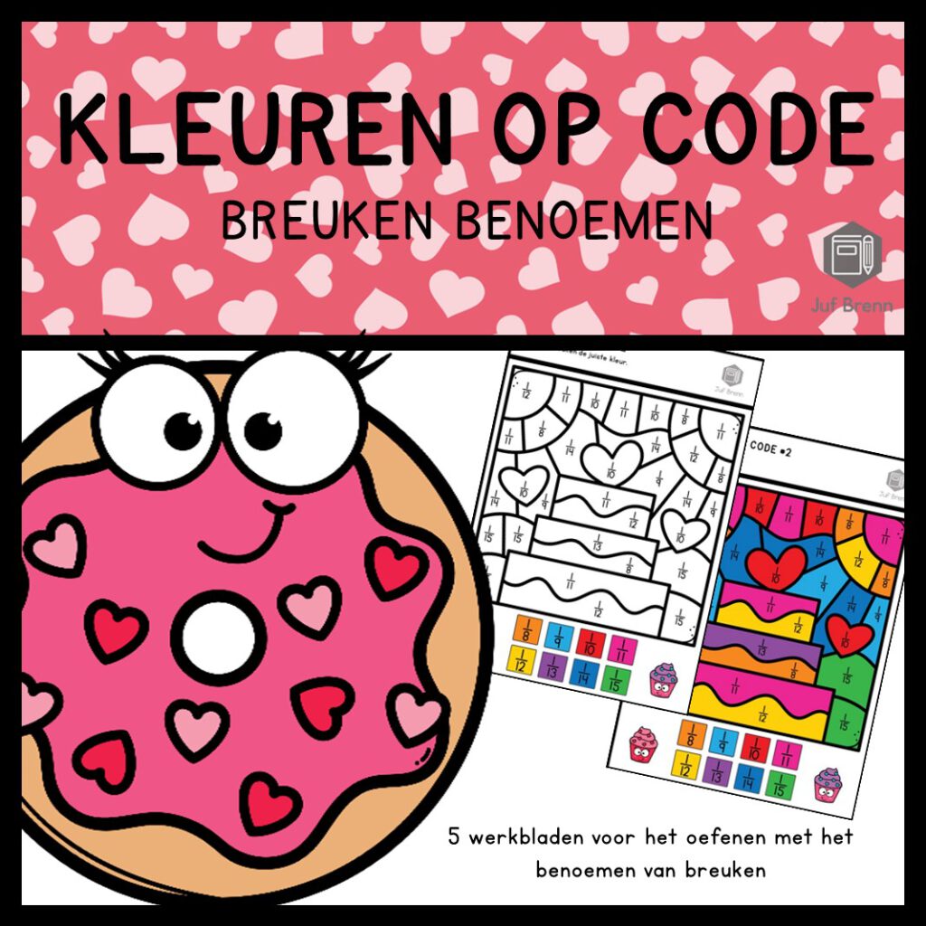 KLEUREN OP CODE: SOMMEN TOT 10 - Juf Brenn
