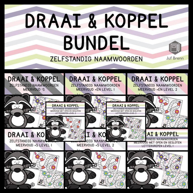 DRAAI & KOPPEL MEERVOUDSVORMEN Juf Brenn
