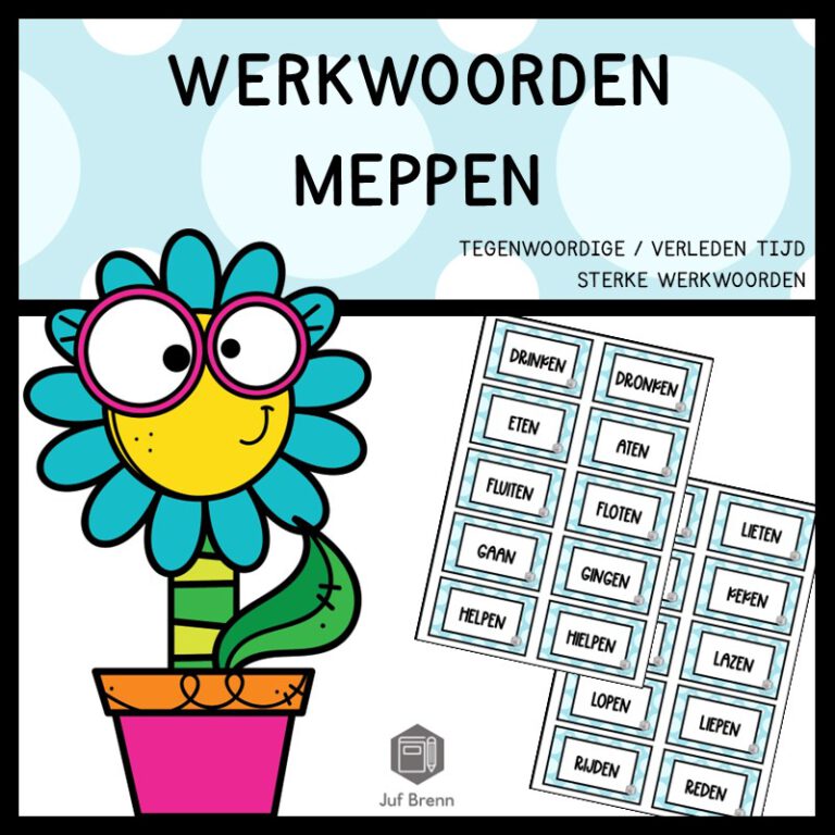 WERKWOORDEN MEPPEN: TEGENWOORDIGE TIJD - VERLEDEN TIJD VAN ...