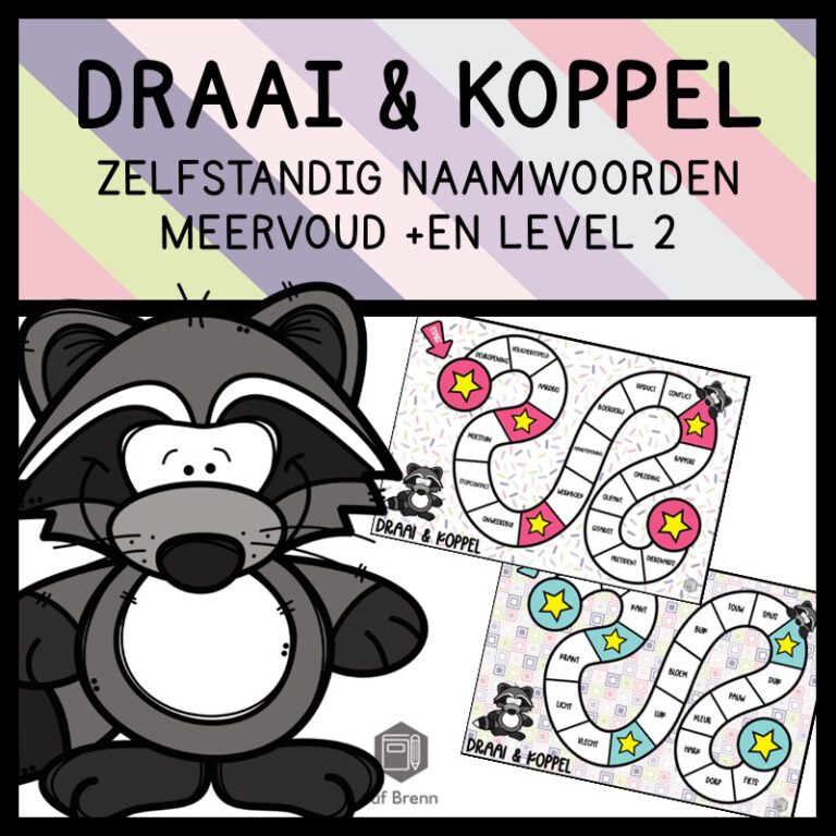 DRAAI & KOPPEL MEERVOUDSVORMEN Juf Brenn