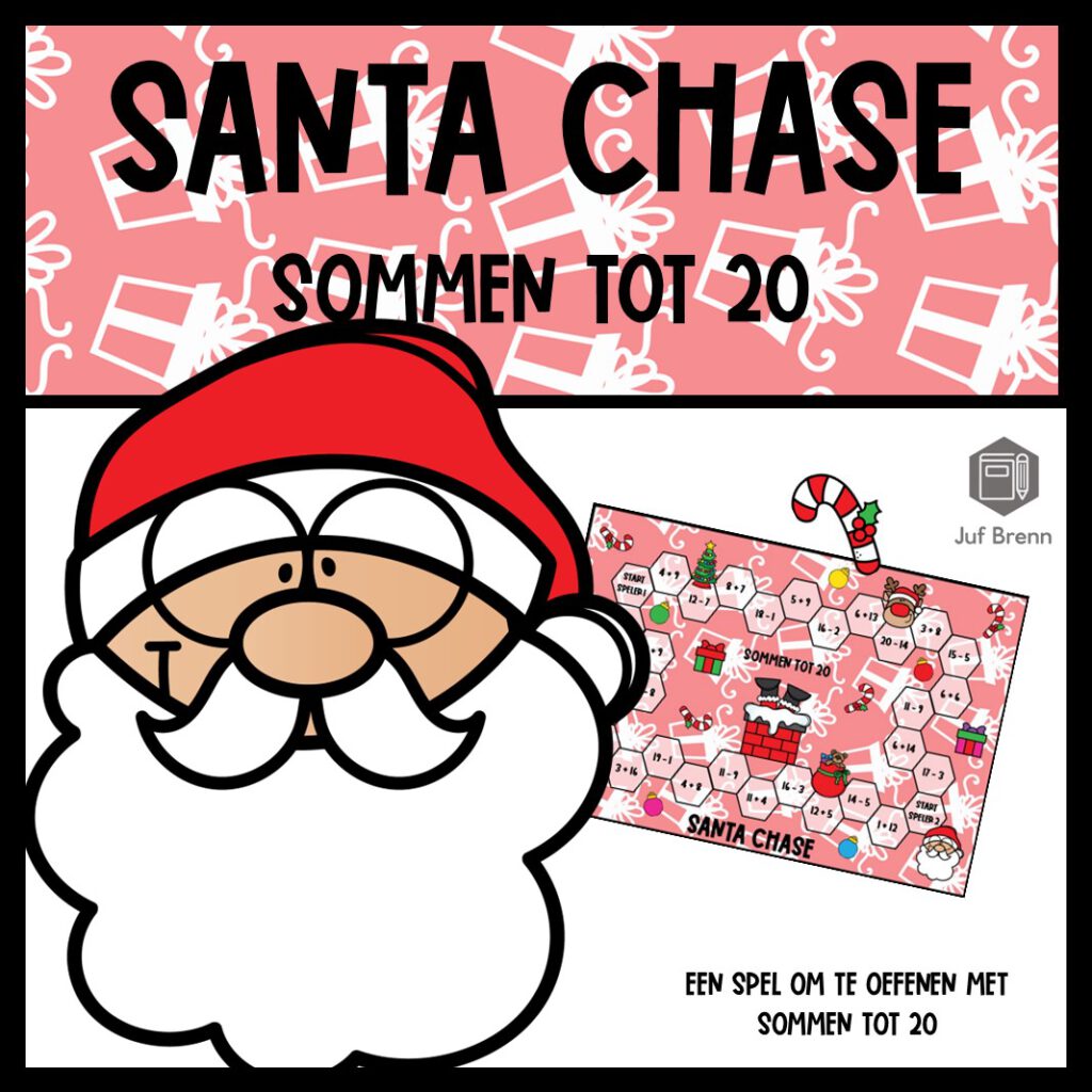 SANTA CHASE: SOMMEN TOT 20 - Juf Brenn