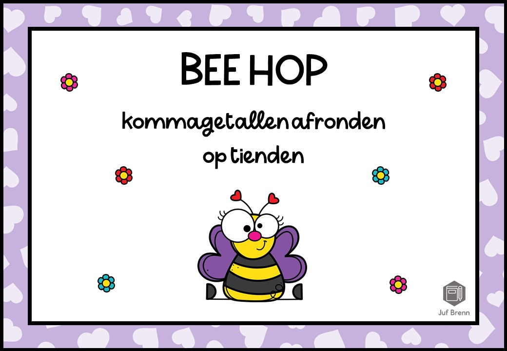 BEE HOP AFRONDEN VAN KOMMAGETALLEN OP TIENDEN - Juf Brenn