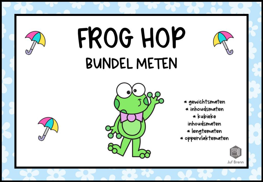 BUNDEL FROG HOP METEN - Juf Brenn