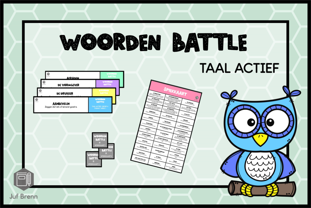 WOORDEN BATTLE Juf Brenn