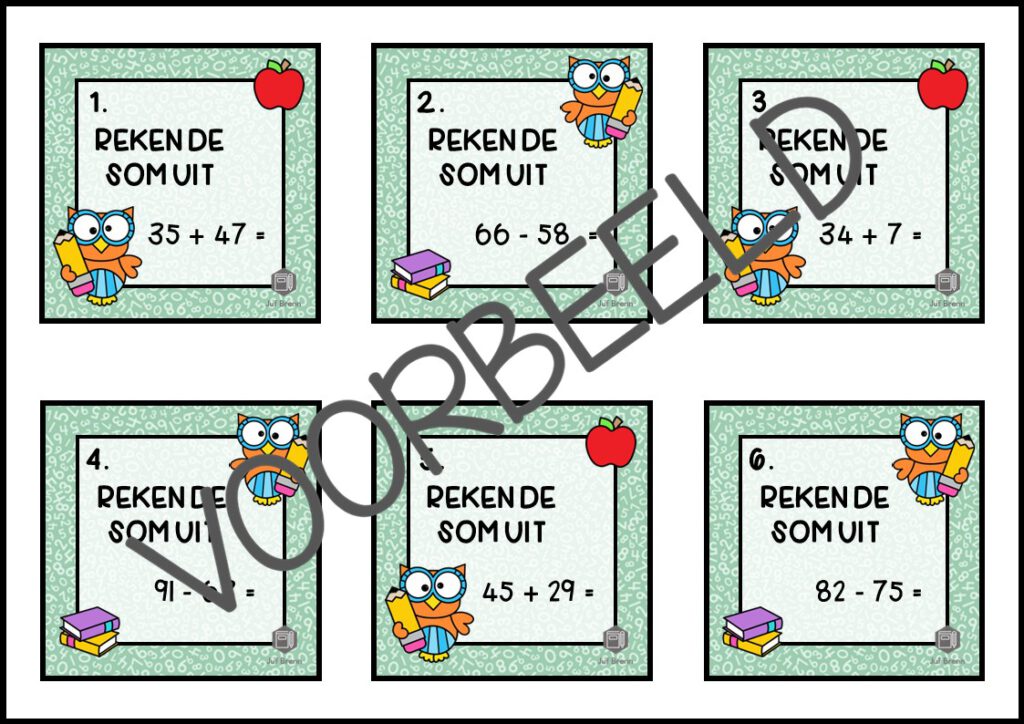 REKENEN IN DE RUIMTE WIG 5 GROEP 5 BLOK 1 OPTELLEN EN AFTREKKEN TOT 100 ...