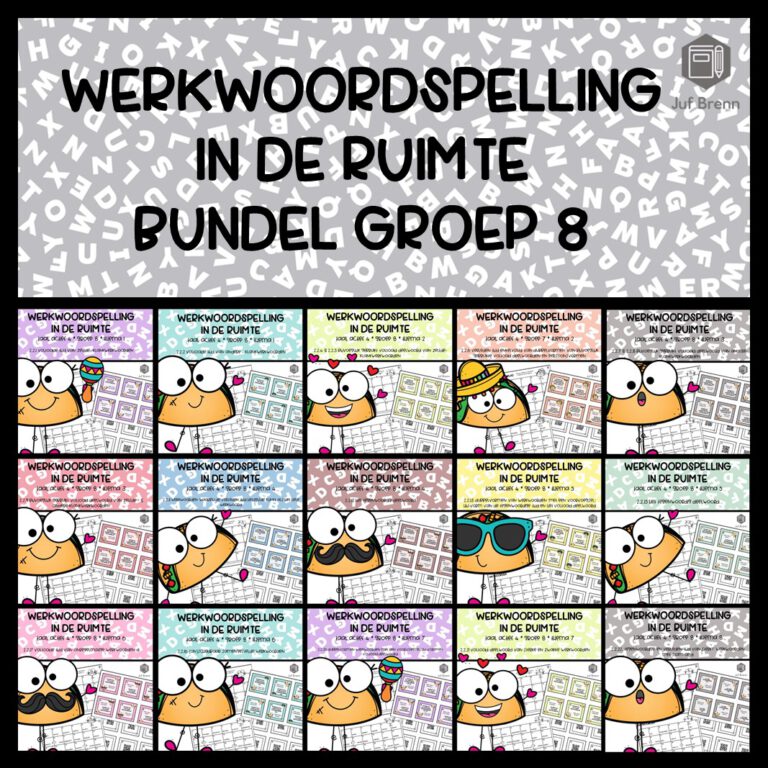 WERKWOORDSPELLING IN DE RUIMTE BUNDEL TAAL ACTIEF 4 GROEP 8 - Juf Brenn