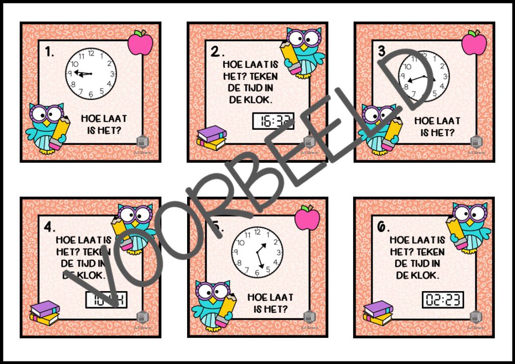 REKENEN IN DE RUIMTE WIG 5 GROEP 6 BLOK 2 KLOKKIJKEN ANALOGE EN ...