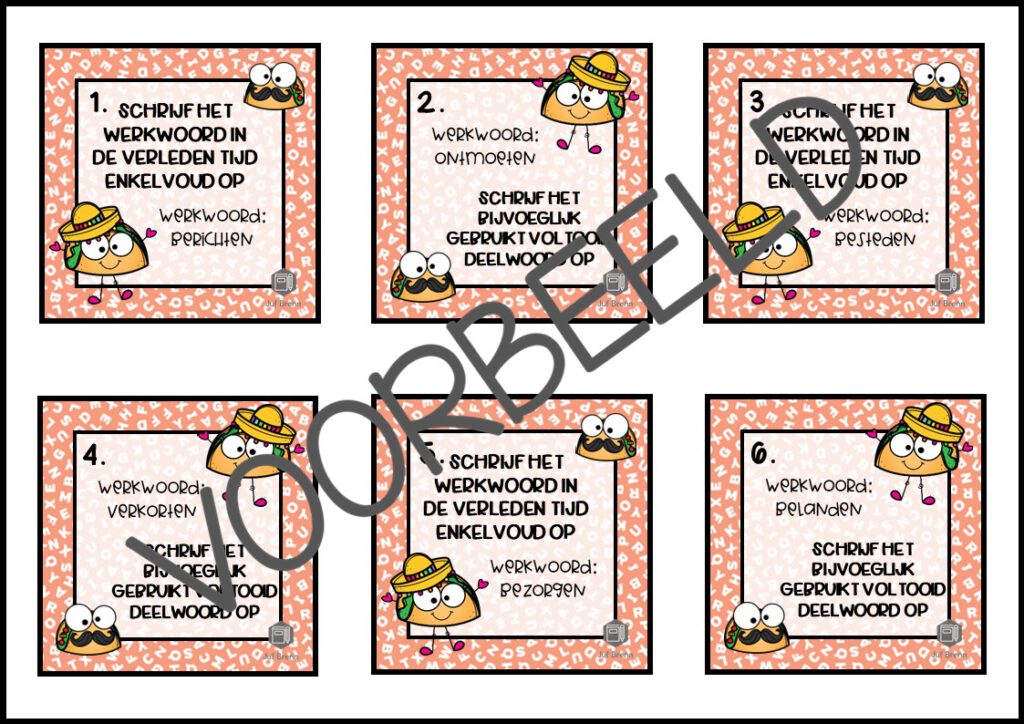 WERKWOORDSPELLING IN DE RUIMTE TA4 GROEP 8 THEMA 2 VERLEDEN TIJD ...