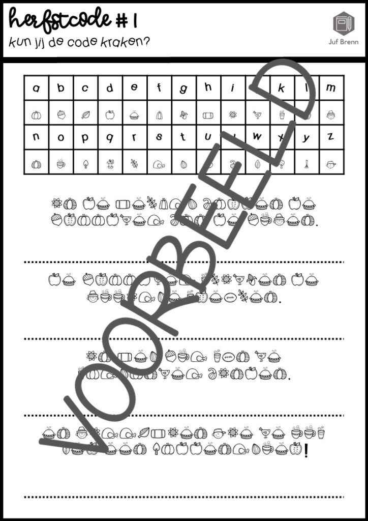 WERKBOEKJE HERFST GROEP 5 - Juf Brenn