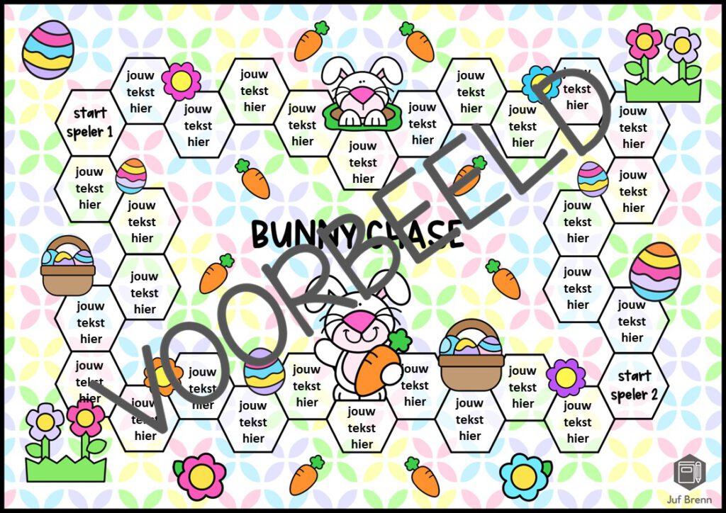 BUNNY CHASE CREATE YOUR OWN - Juf Brenn