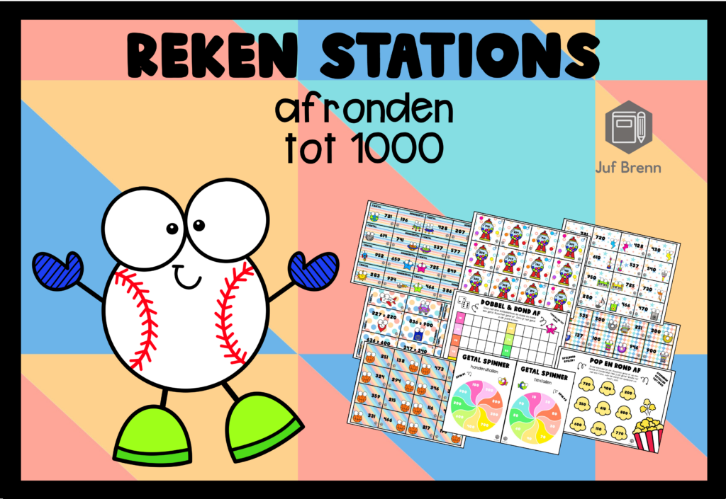 REKEN STATIONS: AFRONDEN TOT 1000 Juf Brenn