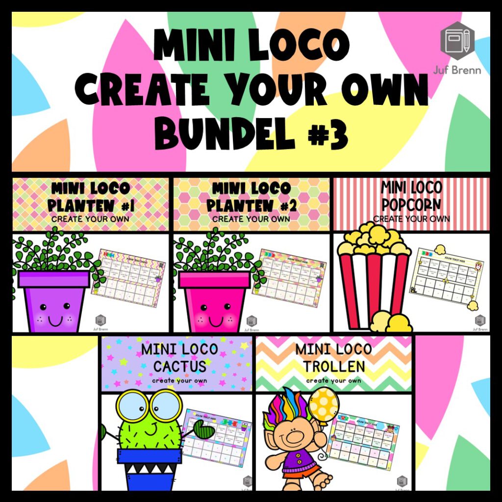 MINI LOCO CREATE YOUR OWN BUNDEL #3 - Juf Brenn