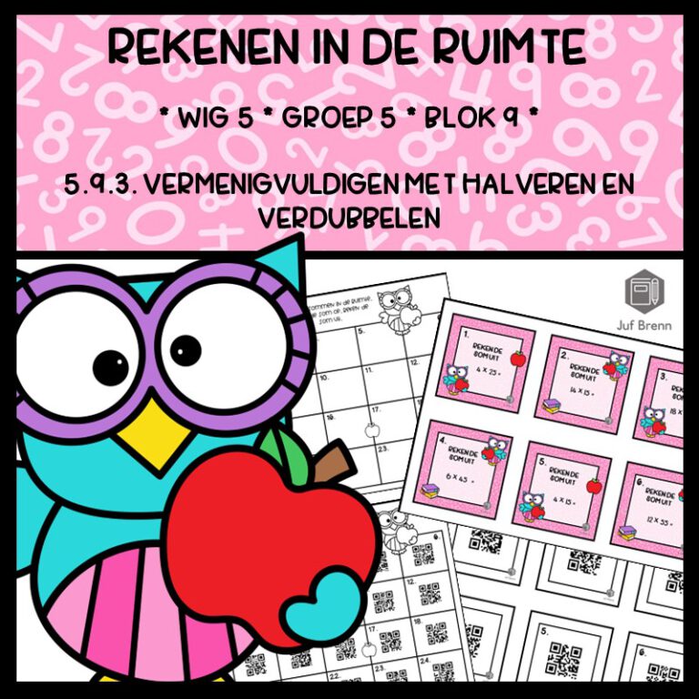 REKENEN IN DE RUIMTE WIG 5 GROEP 5 BLOK 9 VERMENIGVULDIGEN - Juf Brenn