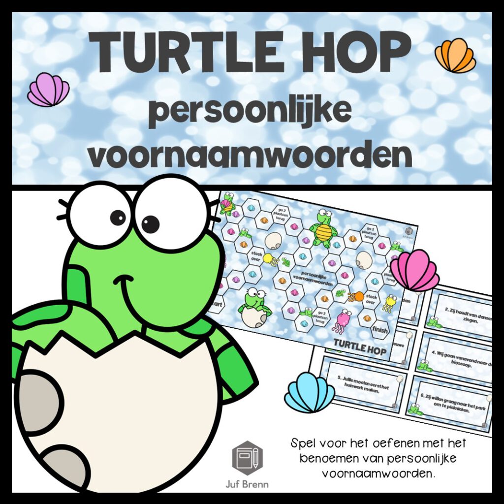 TURTLE HOP: PERSOONLIJK VOORNAAMWOORD - Juf Brenn