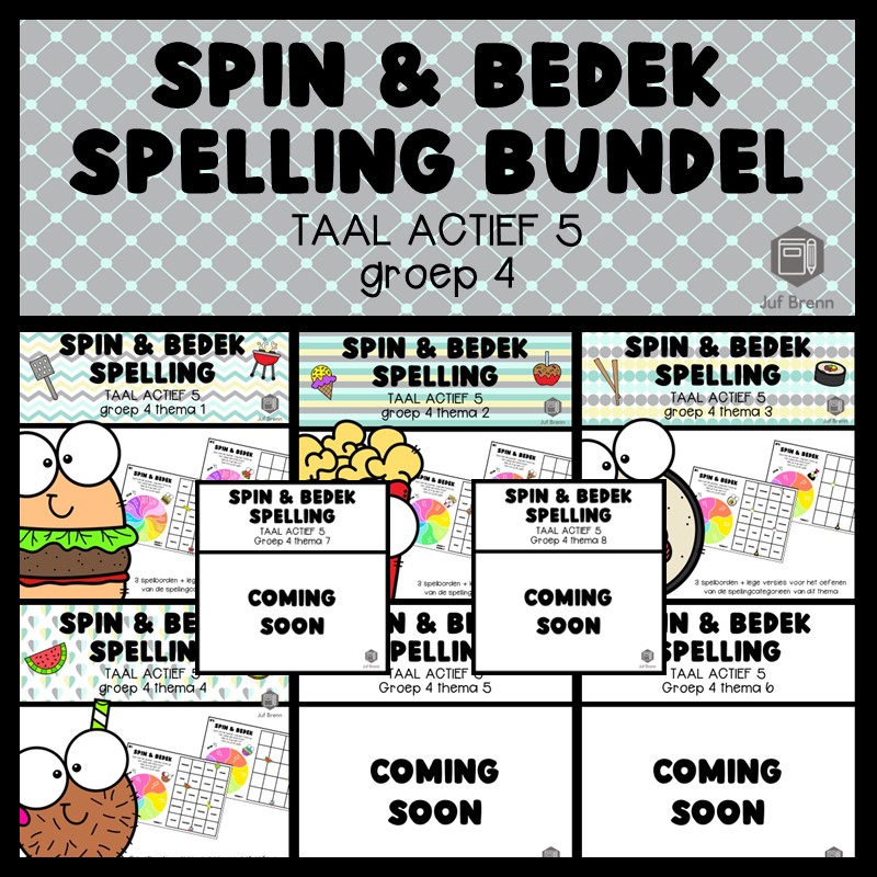 TAAL ACTIEF VERSIE 5 SPELLING (GROEI)BUNDEL SPIN & BEDEK GROEP 4 - Juf ...