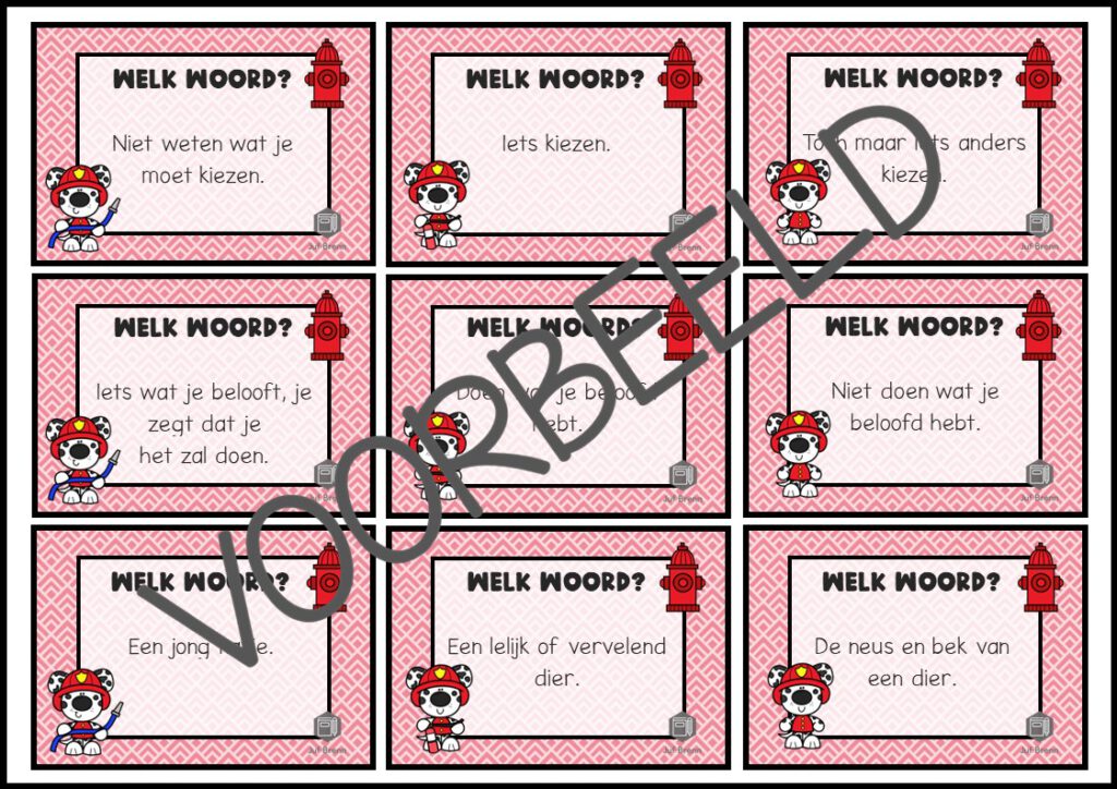 TAAL ACTIEF VERSIE 5 WOORDEN HOP GROEP 4 THEMA 3 - Juf Brenn